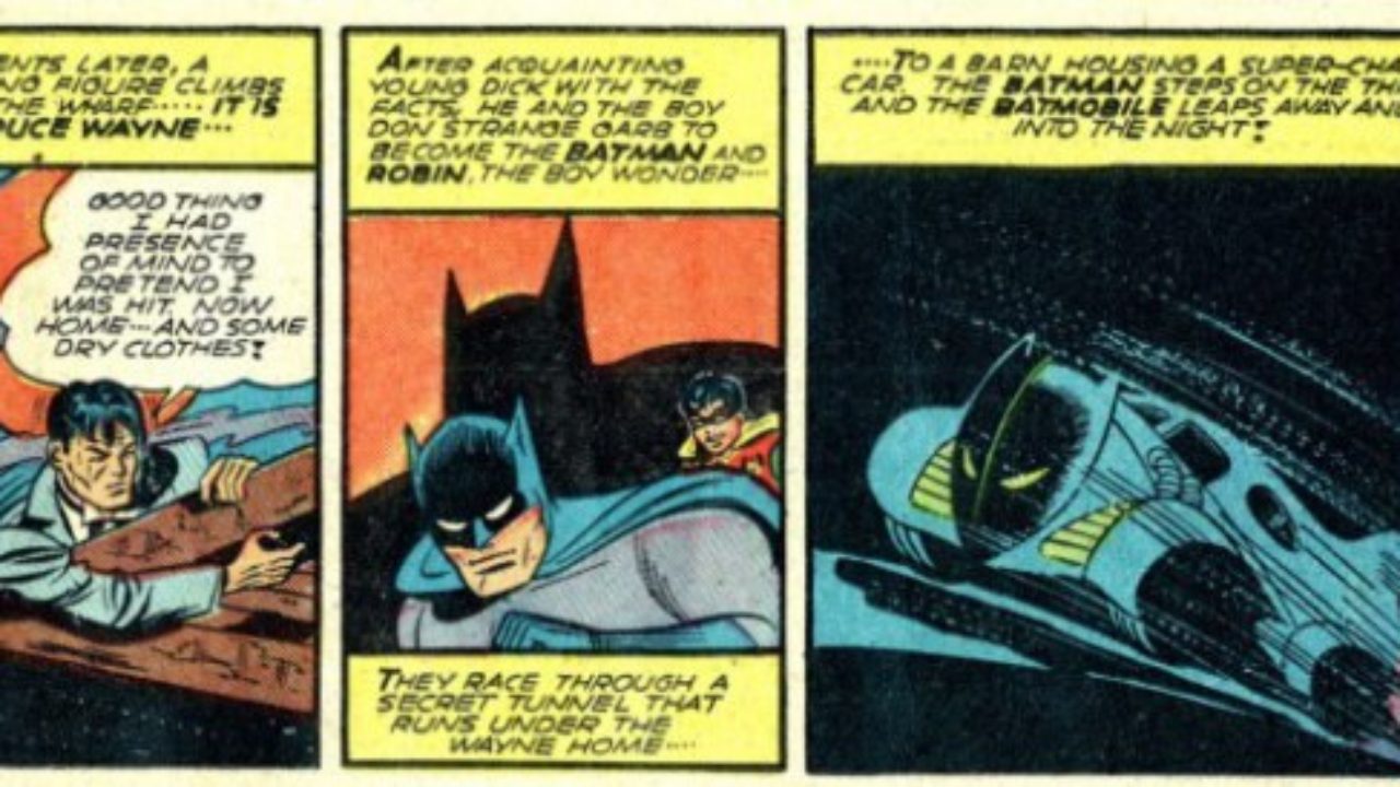 Batman And Robin Batmobile Comic