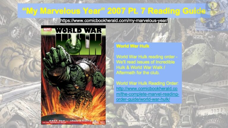 2007 Pt. 7: World War Hulk - Comic Book Herald